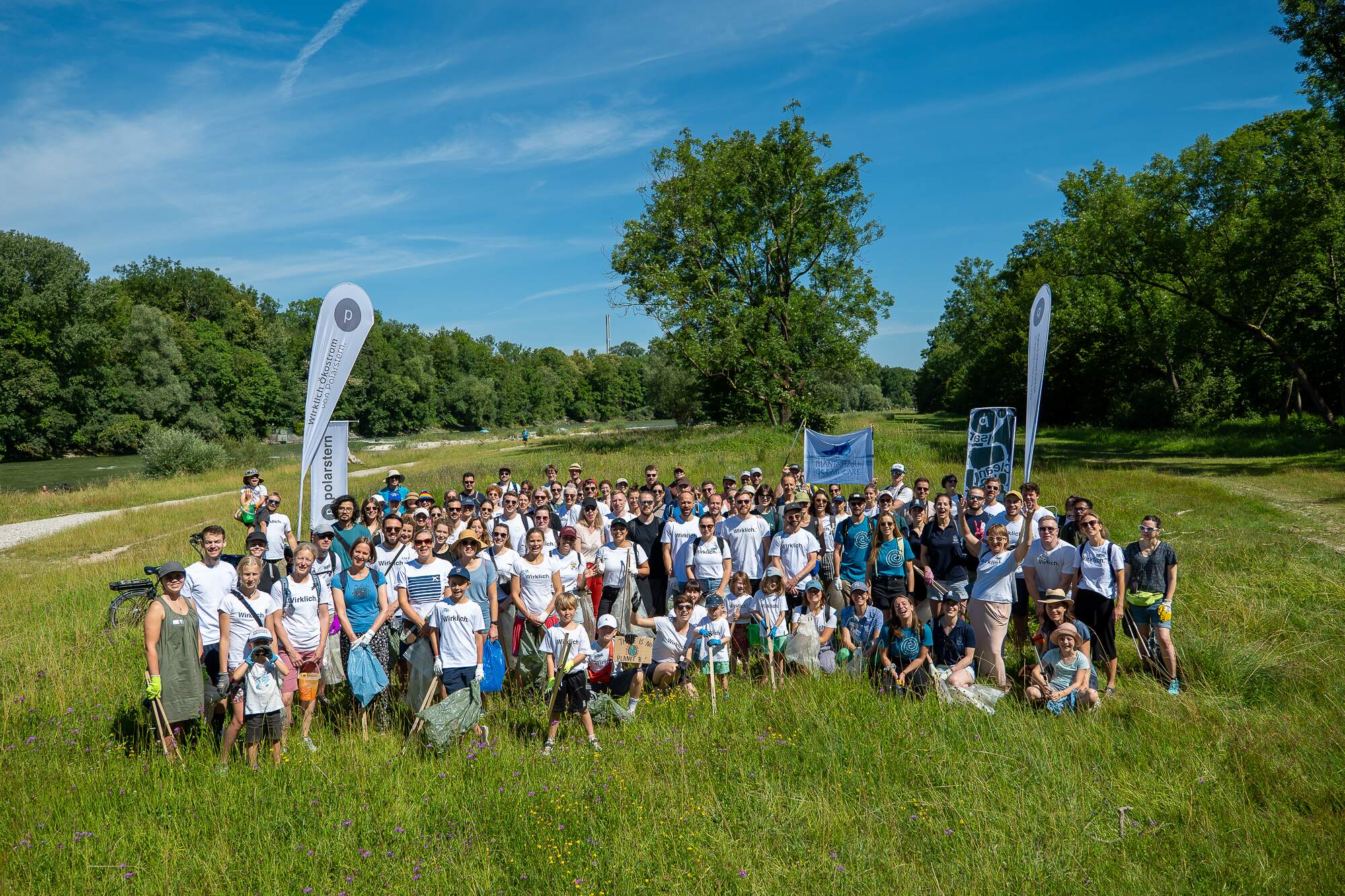 Komm zum Isar Clean Up München 2025 | Infos & Route | Polarstern Energie